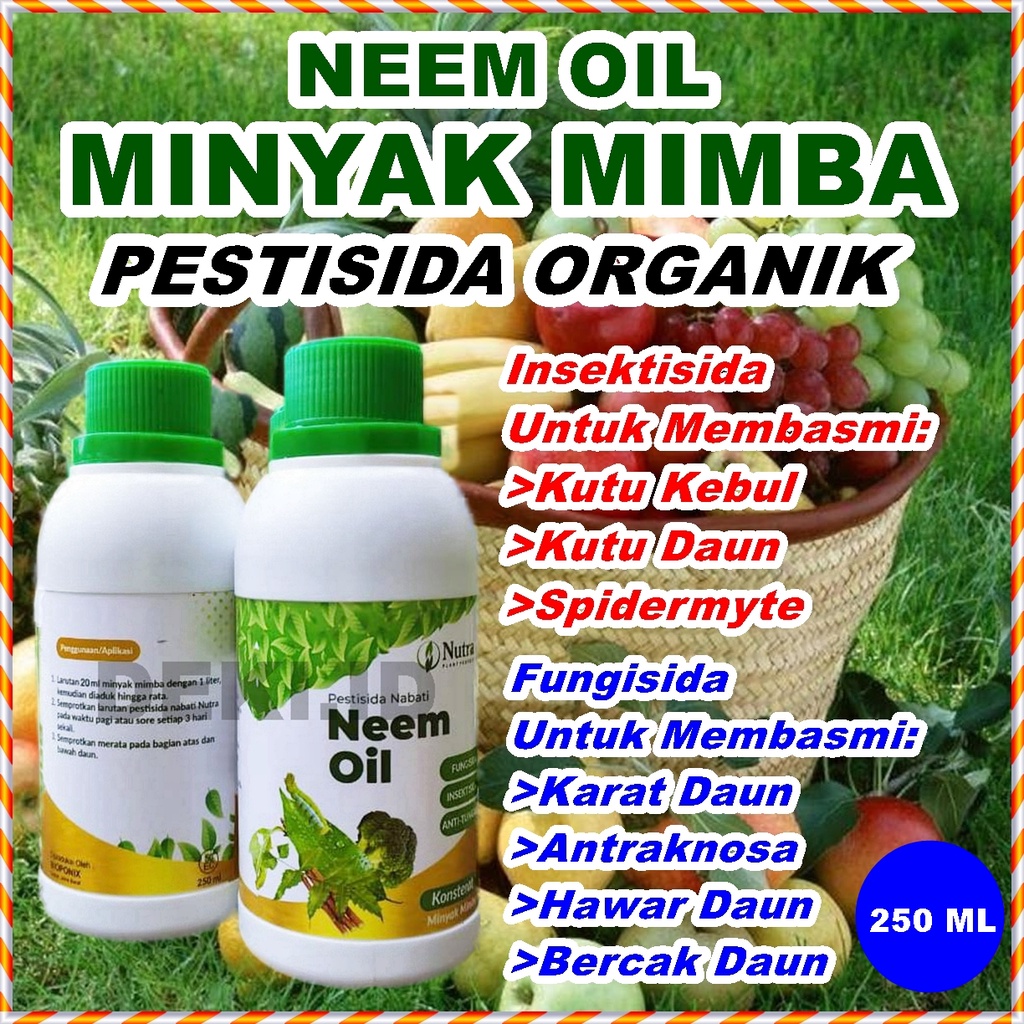 Jual Pestisida Organik Minyak Mimba 250 ml Neem Oil Nabati Alami ...