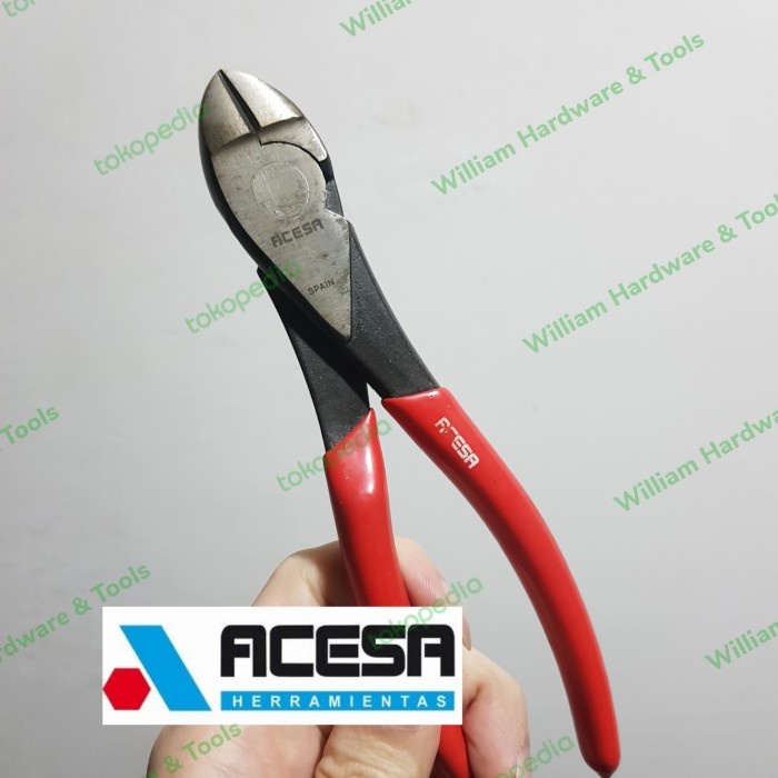 Jual Tang Tang Potong Reinforced Diagonal 7 Inch Acesa Spain | Shopee ...
