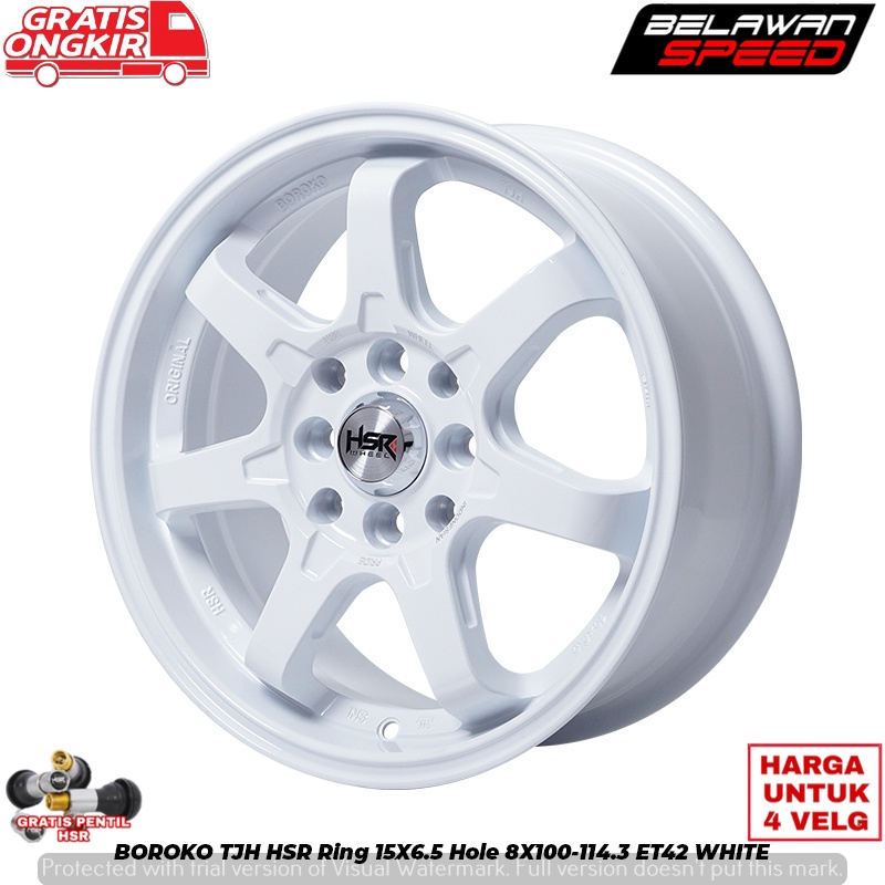 Jual VELG MOBIL RACING PELEK MODIFIKASI RING 15 HSR BOROKO TJH RING 15 PCD 4X100/114,3 UNTUK ...