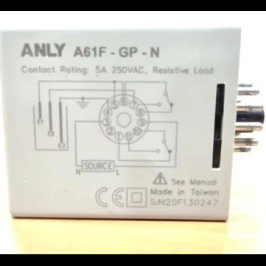 Jual Relay A61f-GP-N Anly Floatless ,AC220V ( ORI TAIWAN ) | Shopee ...