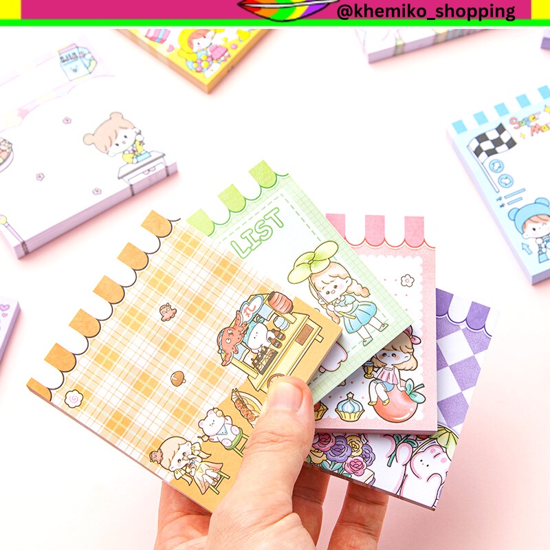 Jual KERTAS MEMO NOTEPAD STICKY NOTE LUCU UNTUK CATATAN PENTING ...