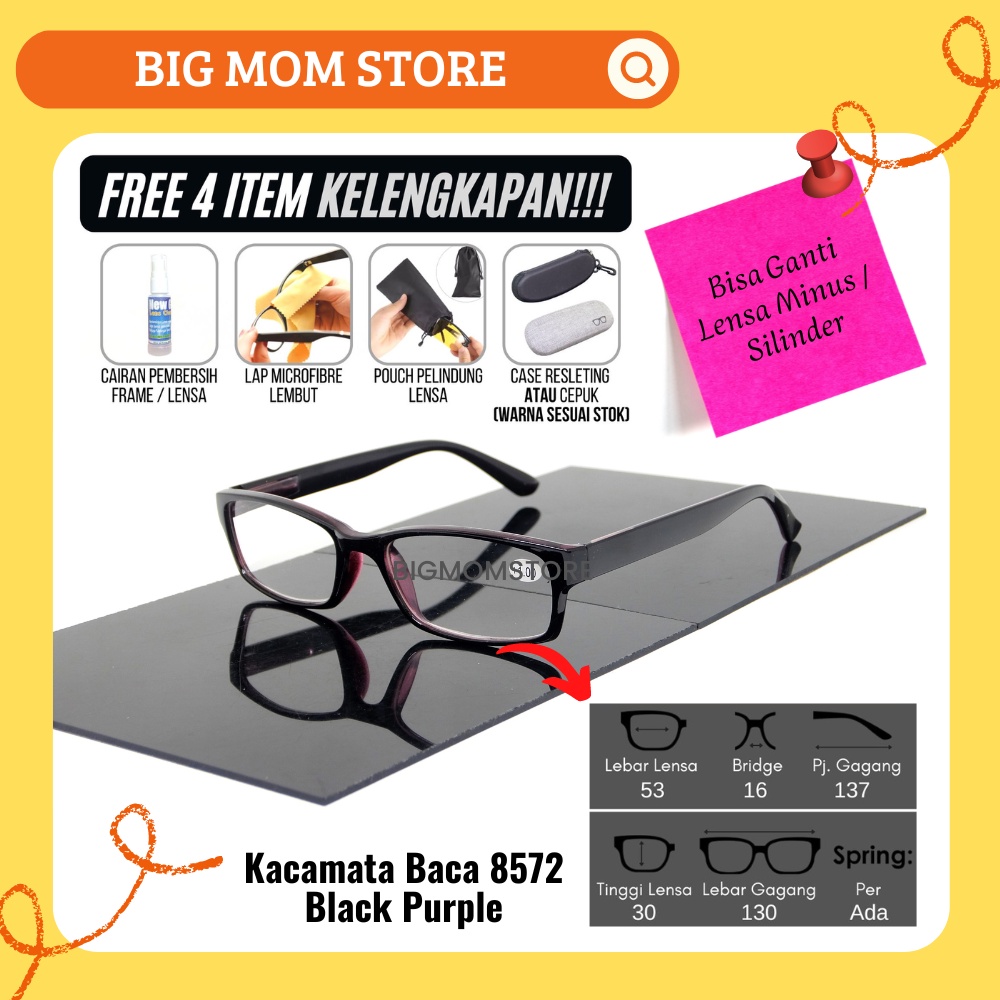 Jual Frame Kacamata Baca Untuk Usia 40 s/d 42 Tahun Bisa Upgrade Lensa ...