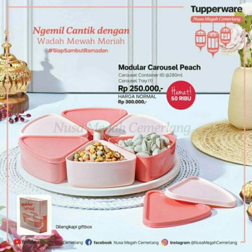 Jual Tupperware Modular Carousel | Shopee Indonesia