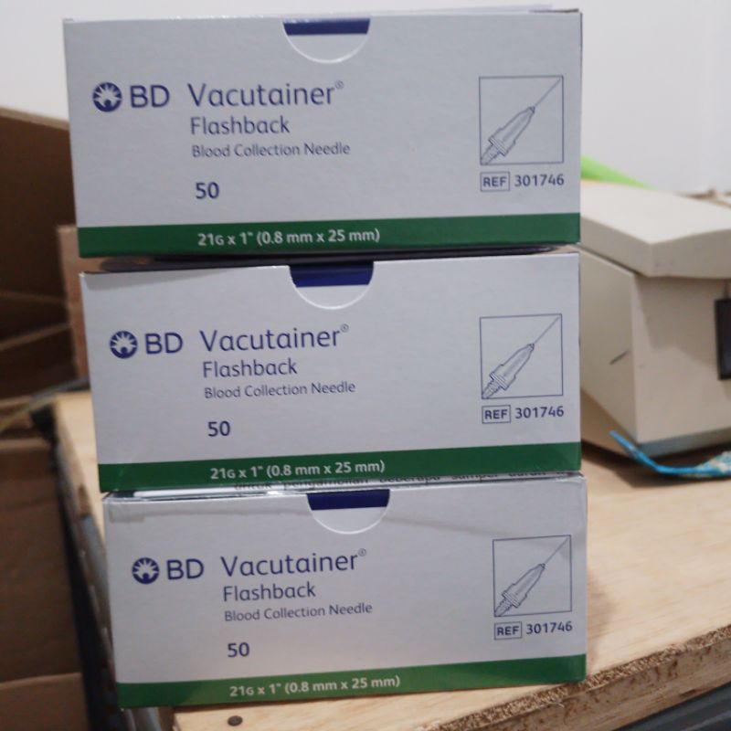 Jual BD Vacutainer Flashback Needle 21G | Shopee Indonesia
