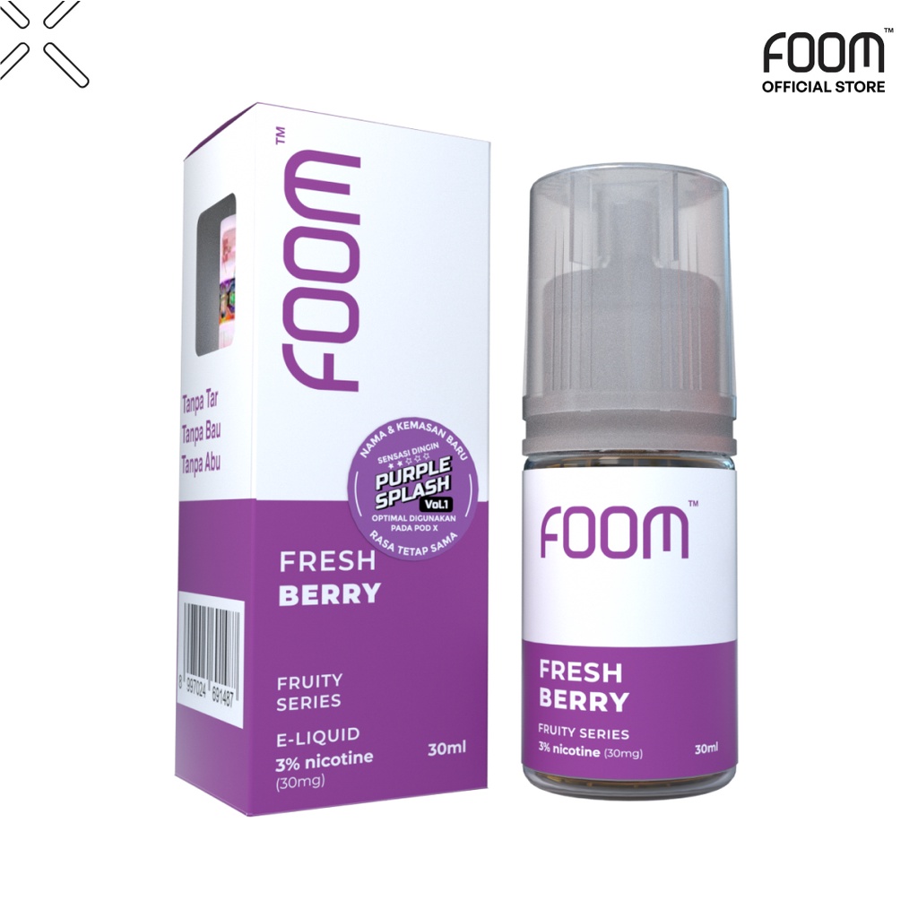 Jual FOOM FRUITY SERIES V1 NP - Fresh Berry | Shopee Indonesia