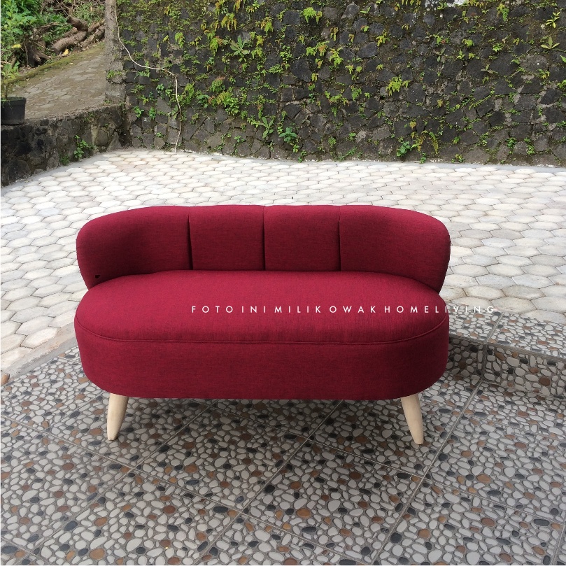 Jual Kursi 2 Seater Sandaran | Sofa Minimalis Aesthetic | Kursi Tamu ...