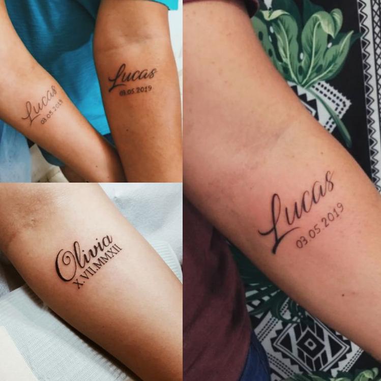 Jual Bagus!!!!!! Custom Tato Nama dan Tanggal Stiker Tato temporer ...