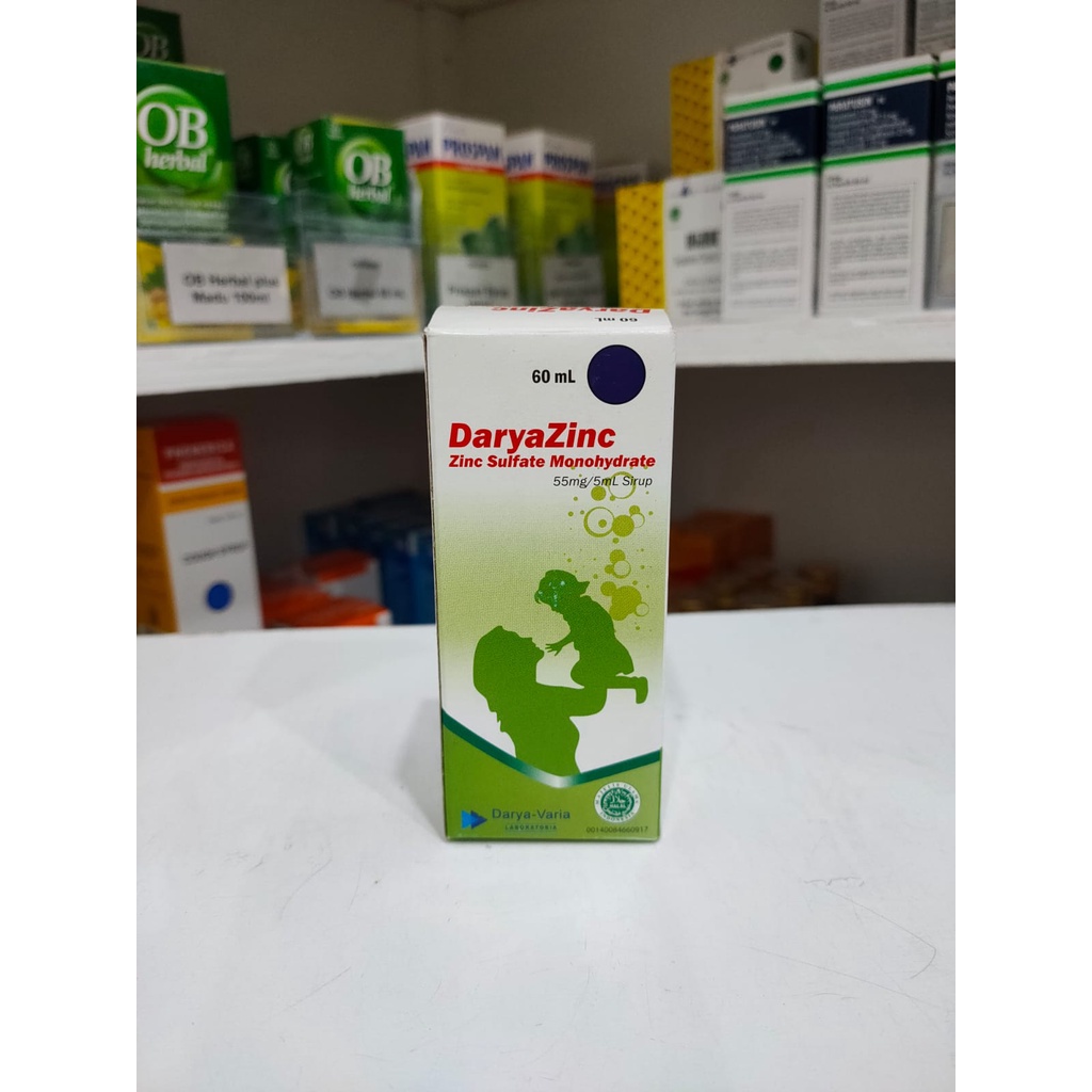 Jual Daryazinc Sirup Isi 60ml Obat Original Darya Varia | Shopee Indonesia