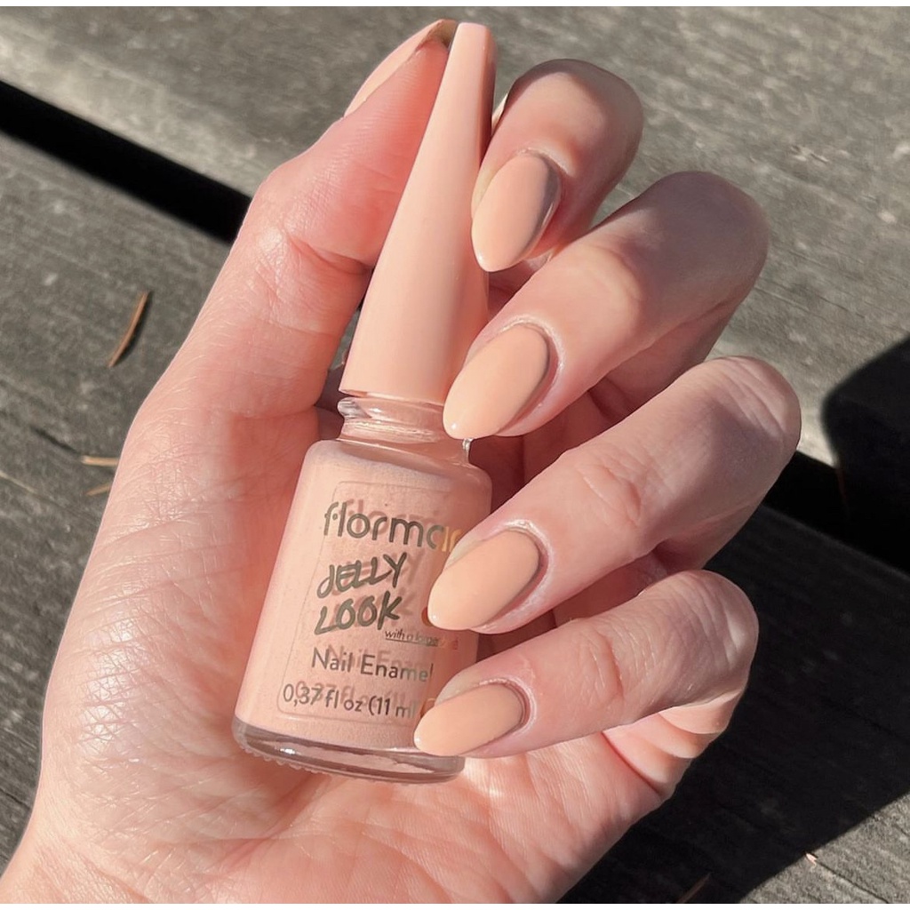 Jual JL25 Soft Cloud - Flormar Nail Enamel Jelly Look - Flormar Nail Polish - Cat Kuku Halal ...