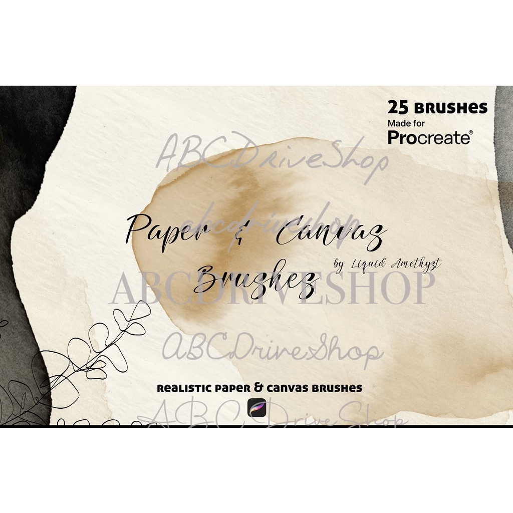 Jual Procreate Brush - Paper and Canvas Procreate Brushset | Shopee ...