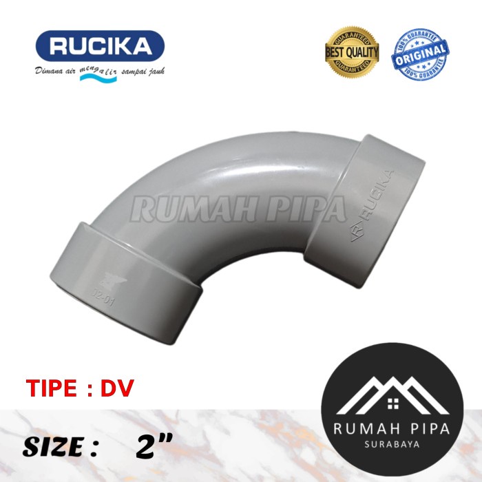 Jual Long Elbow 2" DV / Large Radius Elbow 2" DV - RUCIKA | Shopee Indonesia