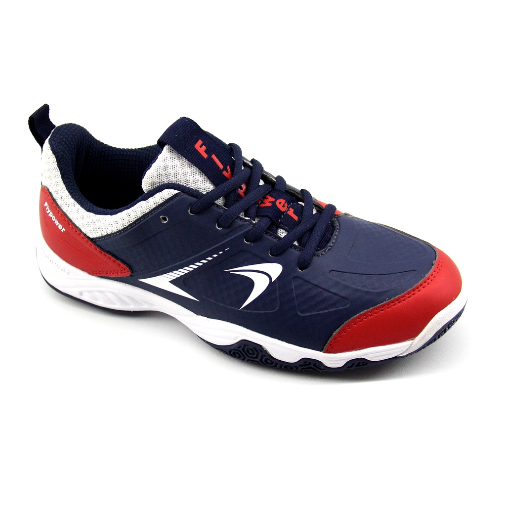 Jual Flypower New Losari Sepatu Badminton Navy Red | Shopee Indonesia