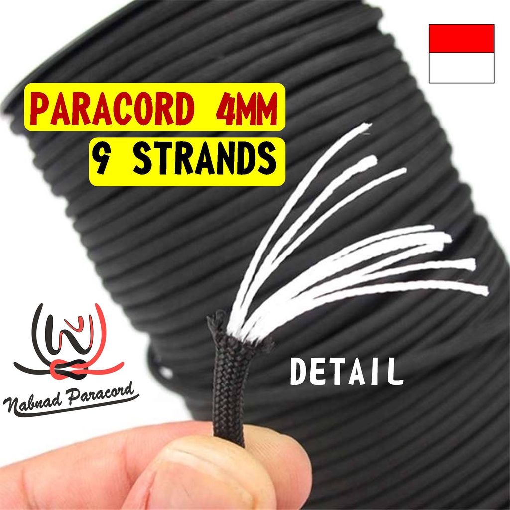 Jual Paracord 4mm 4 mm Inner 9 Strands 1 Meter New Warna Favorit Navy ...