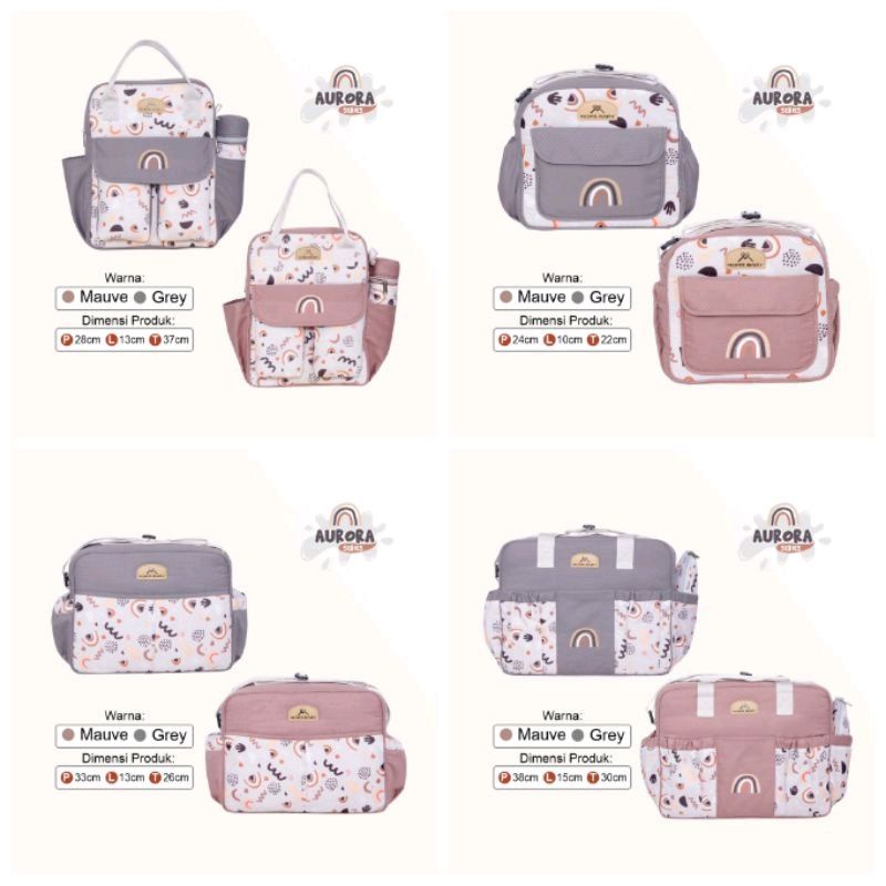 Jual Mom's baby tas bayi kecil/medium/besar/ransel aurora series ...