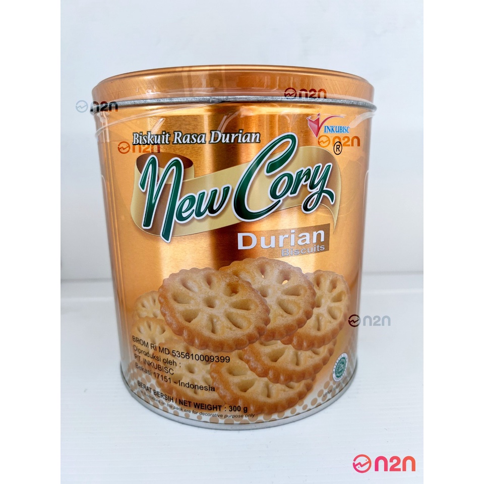 Jual INKUBISC New Cory Biskuit Durian Biscuit Duren 300gr | Shopee ...