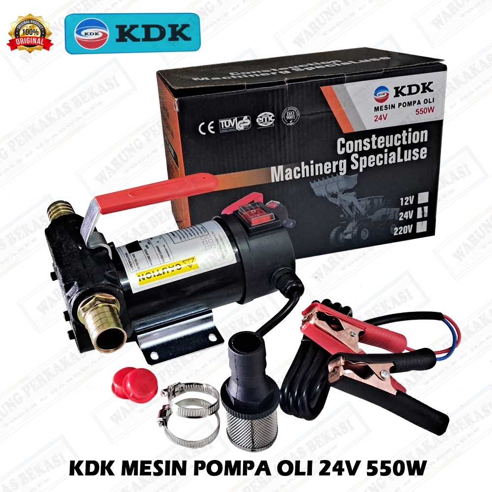 Jual KDK 12 Volt - 24 Volt Mesin Pompa Oli Minyak Bensin Solar DC 12V ...