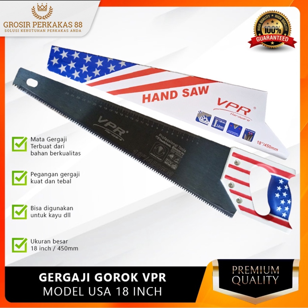 Jual Gergaji Kayu Potong Graji Belah Geraji Tangan Vpr USA Manual ...