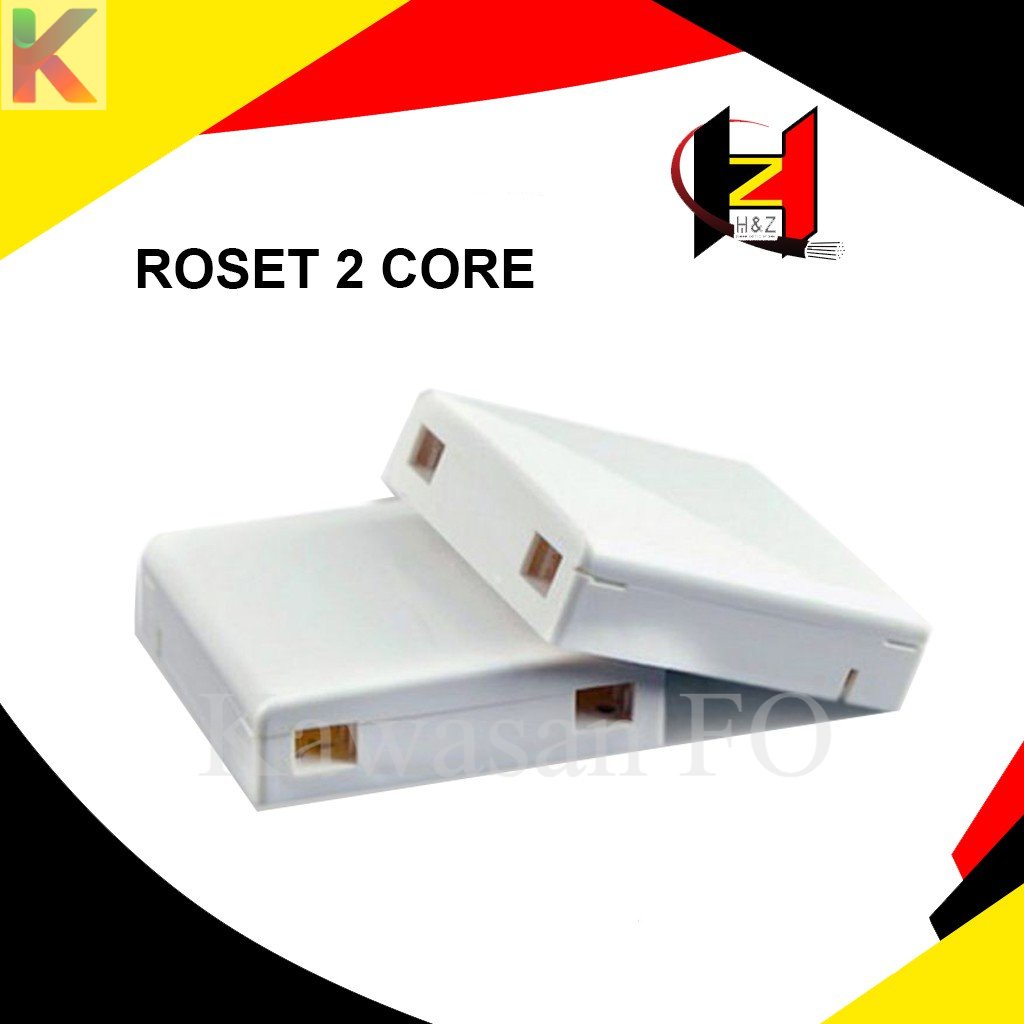 Jual Roset 2 Core KOSONGAN / Fiber Optik Baut Komplit | Shopee Indonesia