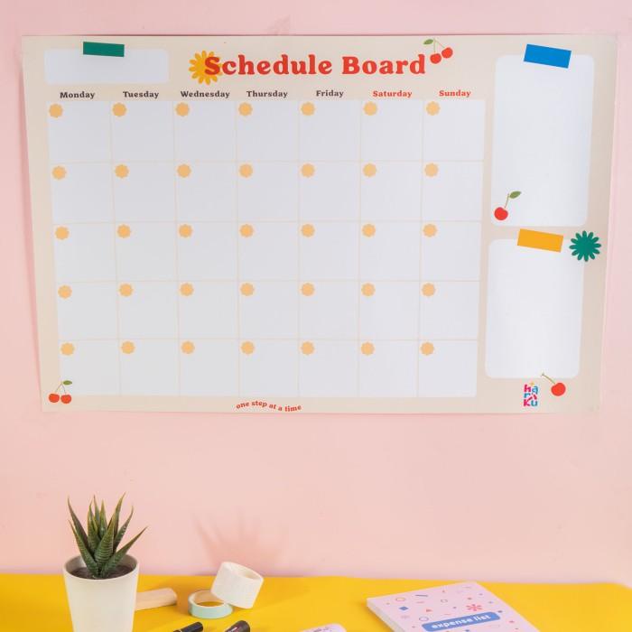 Jual Monthly Schedule Board - Wall Planner | Shopee Indonesia
