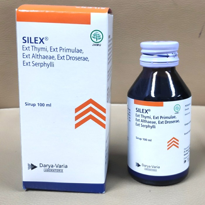 Jual Silex Syr 100ml - Membantu meredakan batuk berdahak, melegakan ...