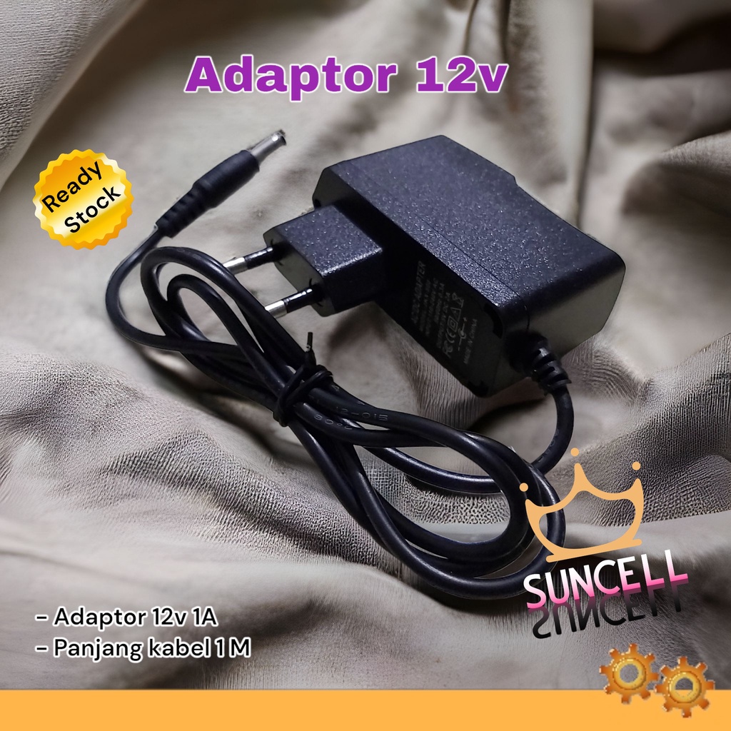 Jual Adaptor 12V 1A kwalitas bagus | Shopee Indonesia