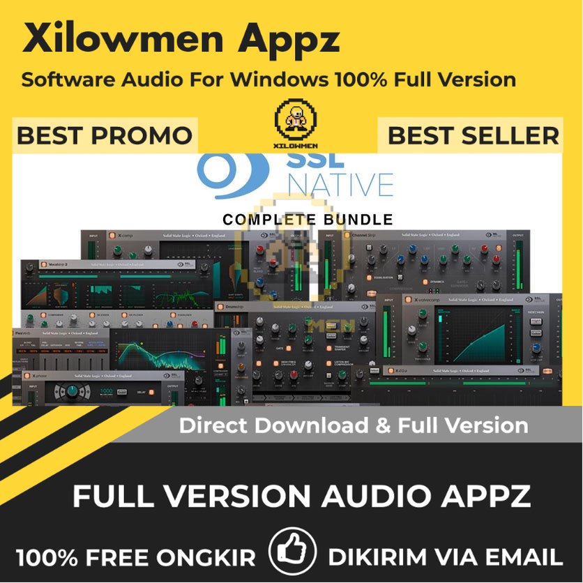 Jual Solid State Logic SSL Native Plugins - Paket plugin audio SSL ...