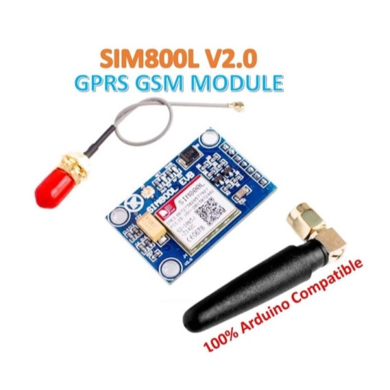 Jual Modul ModuleNew Gsm sim800l v2 GSM quad band Arduino 5V micro sim ...