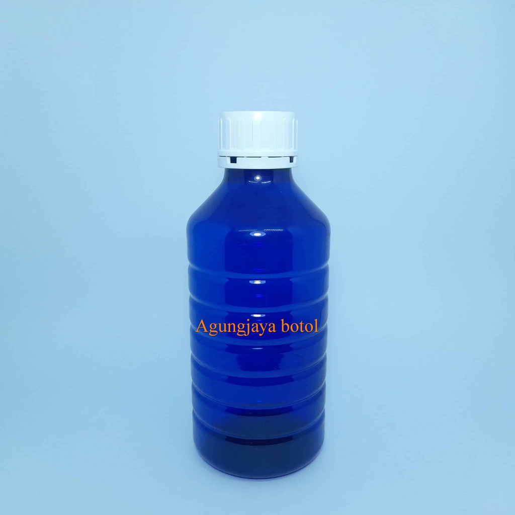 Jual Botol Pet 1 L Biru Tutup Segel Besar / Botol Plastik / Botol Kimia ...
