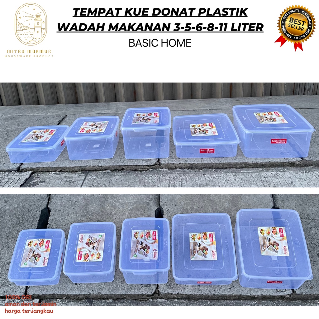 Jual SHINPO DONATSU 306 306 L Tempat Penyimpanan Makanan Donat Donatsu ...