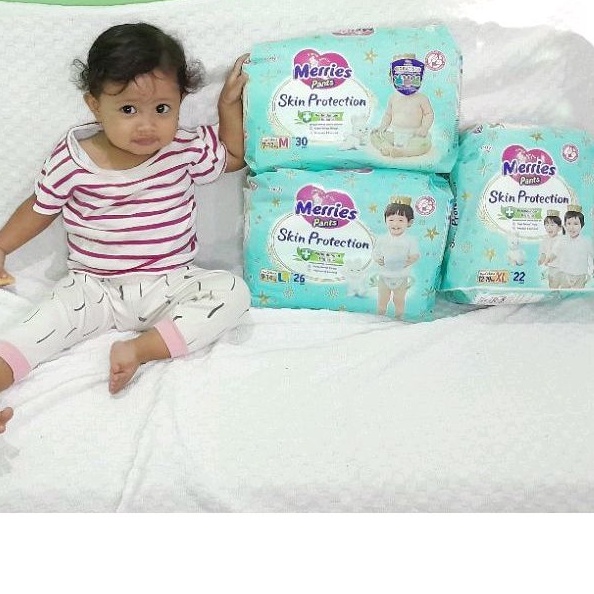Jual MERRIES SKIN PROTECTION / DIAPERS / POPOK / SEKALI PAKAI / DIAPER ...