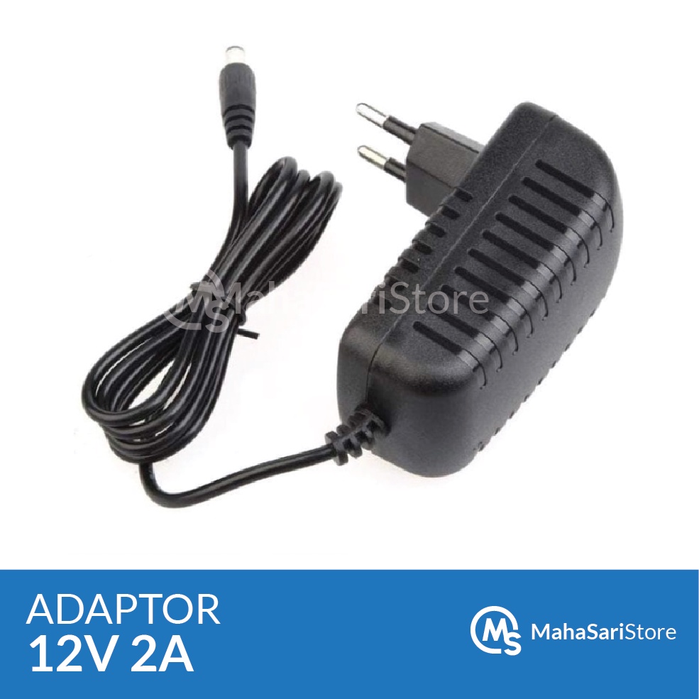Jual Adaptor / Adapter Power Supply CCTV / Router / Alat Musik 12V / 12 Volt 2A / 2 Ampere ...