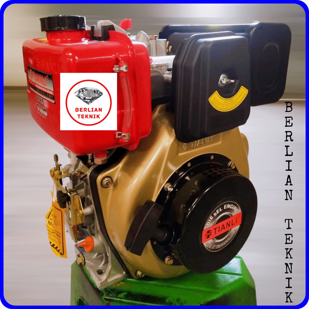 Jual Mesin Penggerak Solar Engine Diesel Tianli 178 FS / 7 HP Lambat | Shopee Indonesia