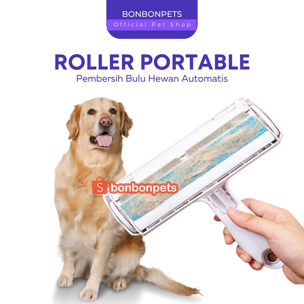 Jual Roll Pembersih Bulu Hewan Kucing Anjing Debu di Baju Pakaian Kasur ...