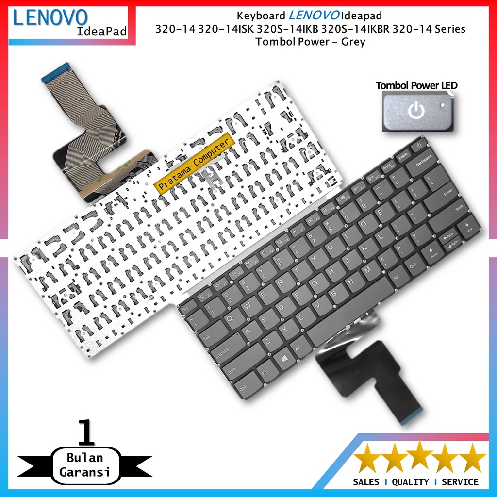 Jual Keyboard lenovo Ideapad 320-14 320-14ISK 320S-14IKB 320S-14IKBR ...