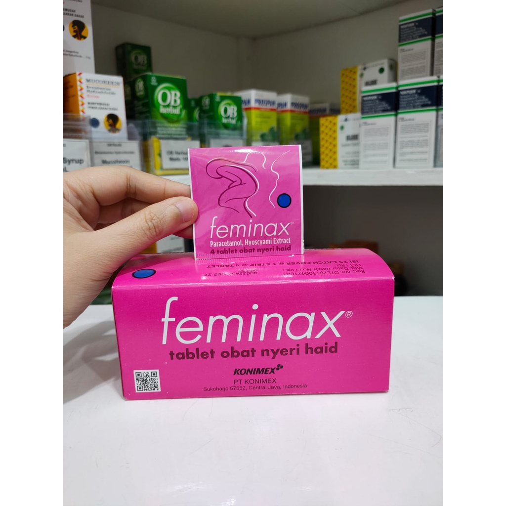 Jual Feminax Strip Isi 4 Tablet Obat Original | Shopee Indonesia