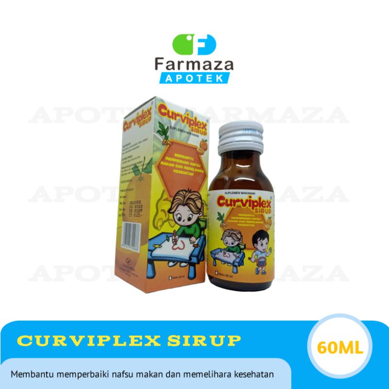 Jual CURVIPLEX JERUK SIRUP 60ML | Shopee Indonesia