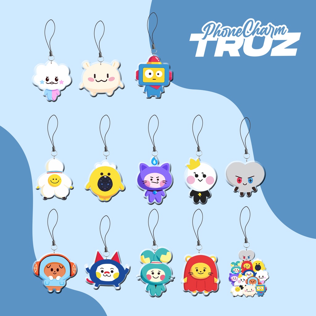 Jual PHONE CHARM TREASUR TRUZ CHARACTER UNOFFICIAL DESIGN FANMADE ...