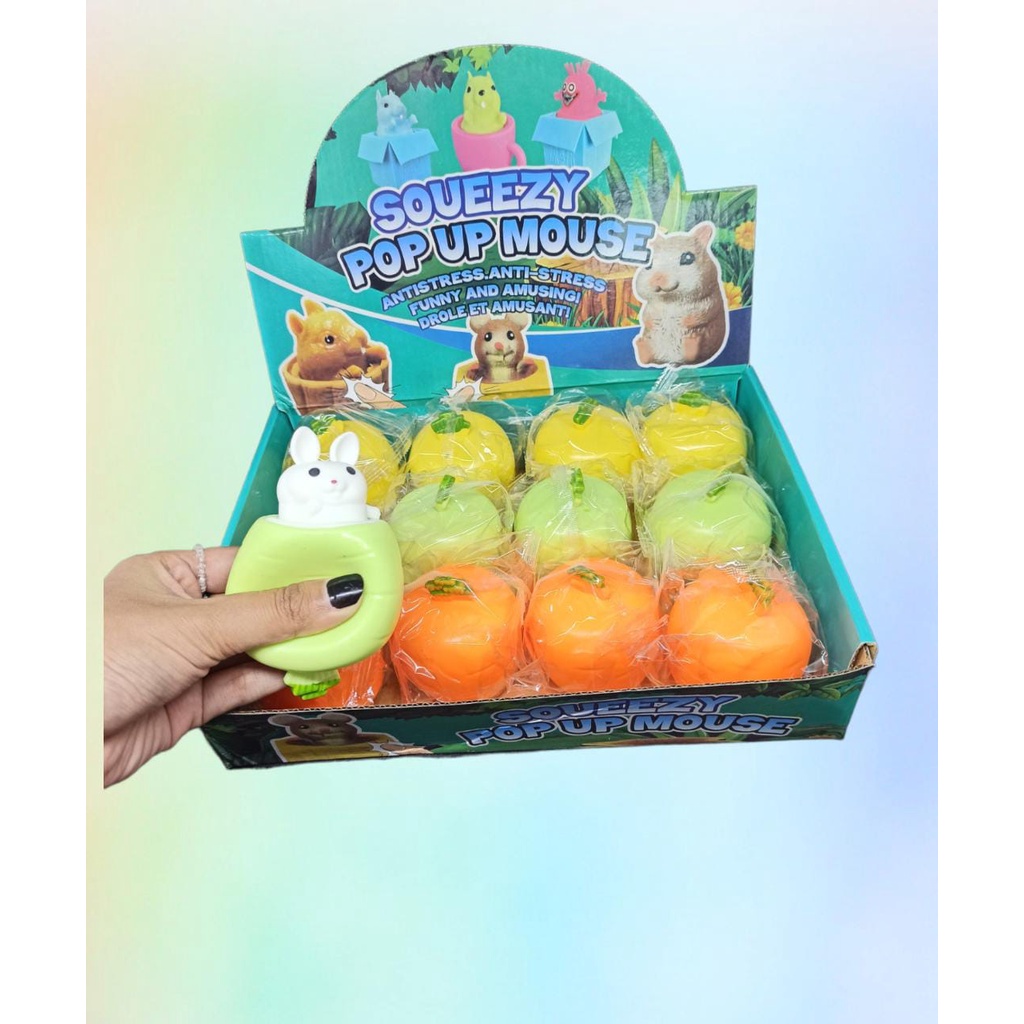 Jual Mainan Anak Squishy Pop Up Animal Binatang /SQUISHY PENCET POP UP ...