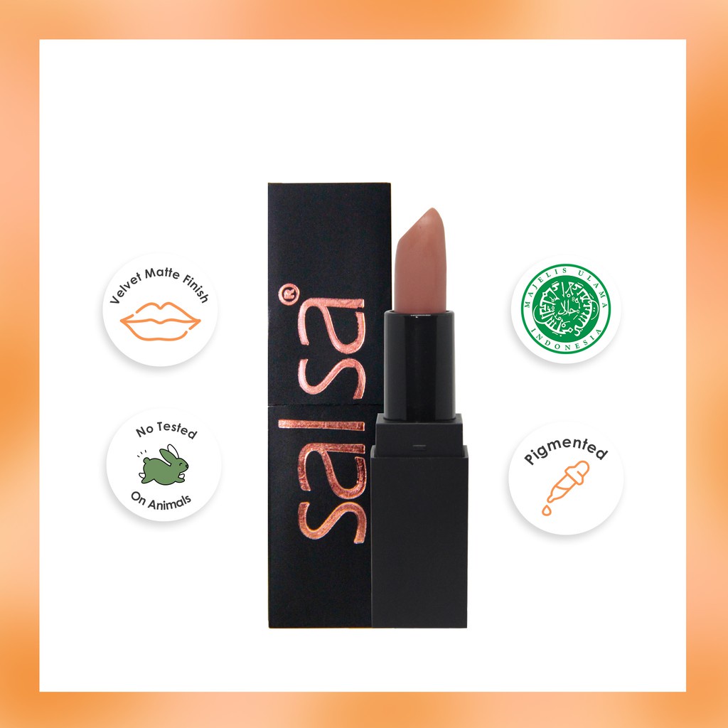 Jual SALSA Matte Lipstick Longlasting Pigmented 3,5gr | Shopee Indonesia
