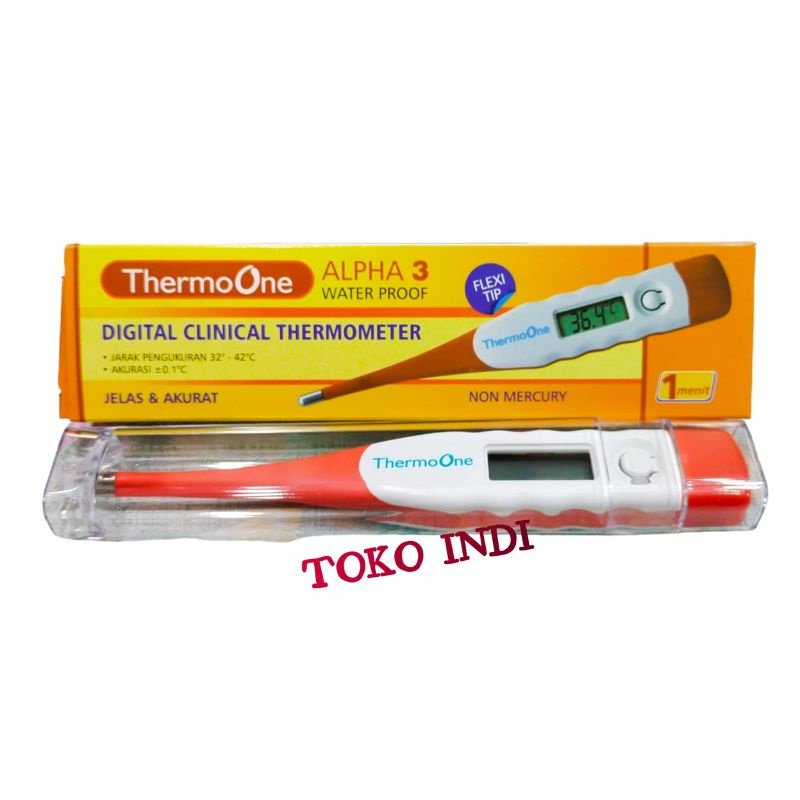 Jual Thermometer Flexible Alpha 3 Onemed / thermo dr care /Thermometer ...