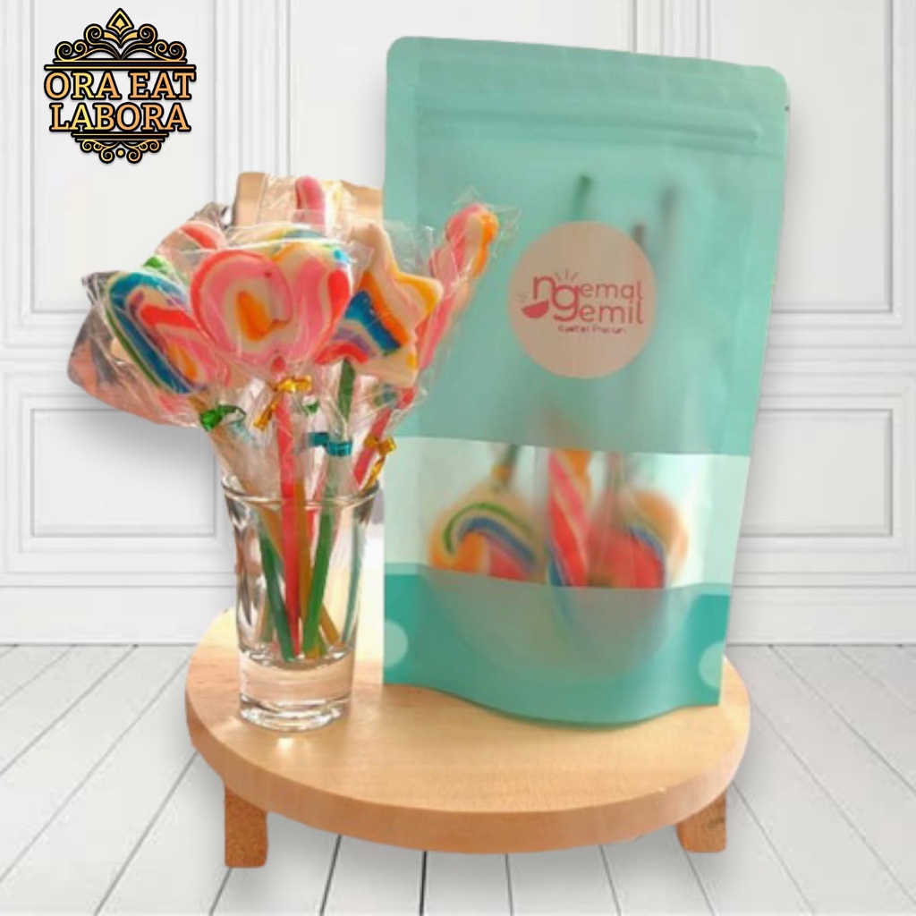 Jual Lolipop Rainbow Permen Lolipop Pelangi Kualitas Premium - Ora Eat ...
