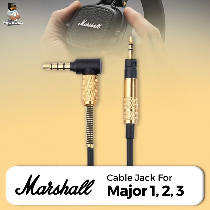 Jual Cable Jack Microphone Headphone Marshall Major 1 2 3 I II III ...
