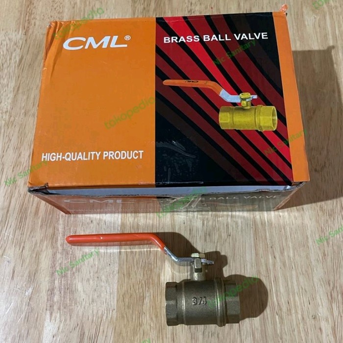 Jual Ballvalve kuningan CAMEL 3/4 " inch /stop kran kuningan CAMEL 3/4 ...