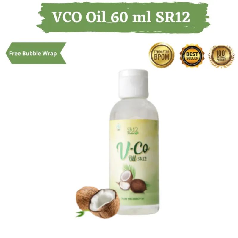 Jual VCO Minyak Kelapa Murni SR12 60 ml Vico Virgin Coconut Oil BPOM ...