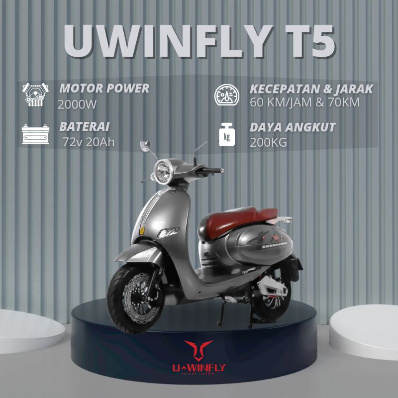 Jual SEPEDA MOTOR LISTRIK UWINFLY T5 | Shopee Indonesia