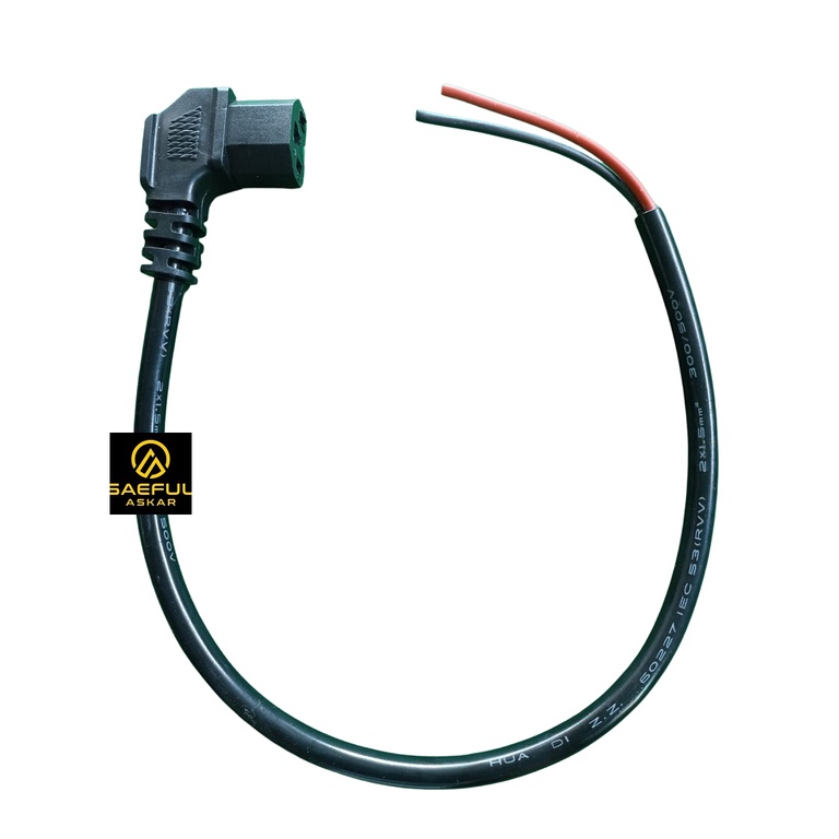 Jual Kabel Power Plug L Sepeda Listrik Motor Listrik | Shopee Indonesia
