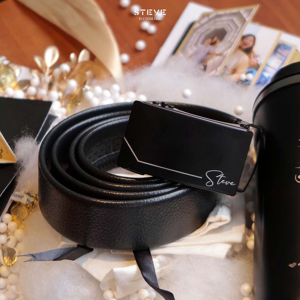 Jual Gesper Ikat Pinggang Pria Belt Kulit Custom Nama dan Logo | Shopee ...