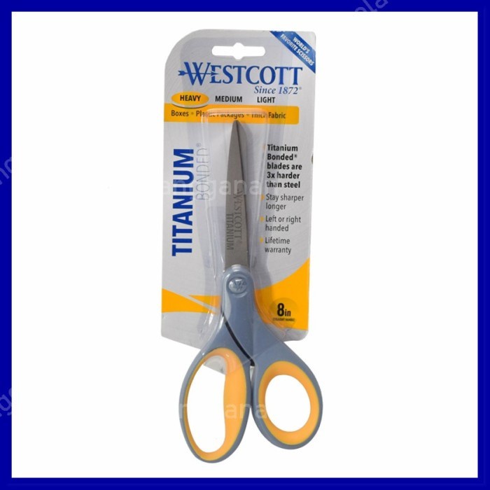 Jual Westcott Titanium Bonded Gunting Serbaguna 20 Cm | Shopee Indonesia