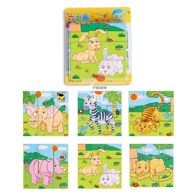Jual Six Sided Cube Puzzle 9 Pcs | Puzzel Kubus 6 Enam Sisi 6in1 9pcs ...