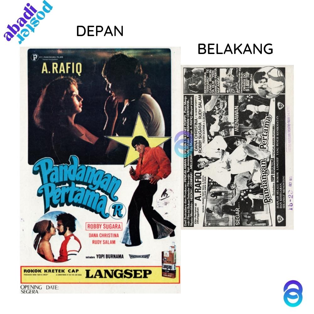 Jual poster film lawas pandangan pertama a rafiq robby sugara rudy ...